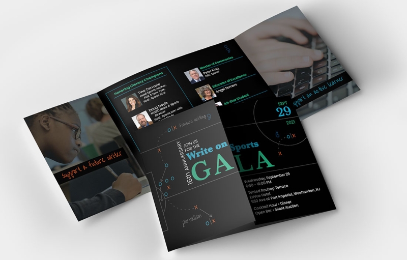 Nonprofit Gala Invitation Graphic Design - Rapunzel Creative Marketing ...